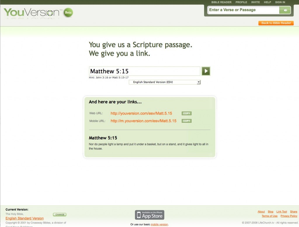 youversion-link-tool - YouVersion