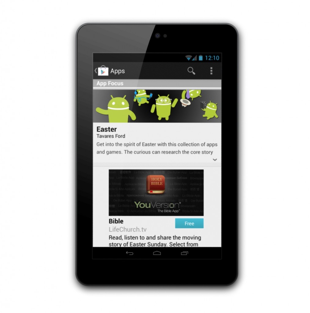 The Bible App for Android, featured in the Google Play Store - YouVersion
