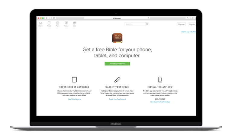 Bible.com: The All-New Bible App for Web - YouVersion