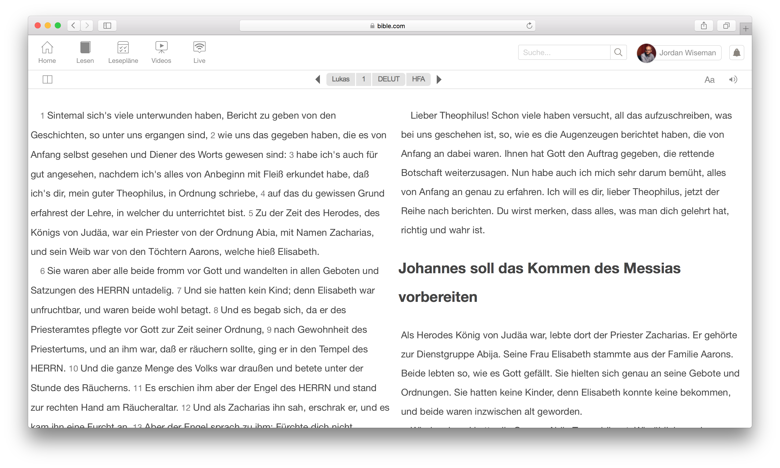 Parallel DE - YouVersion